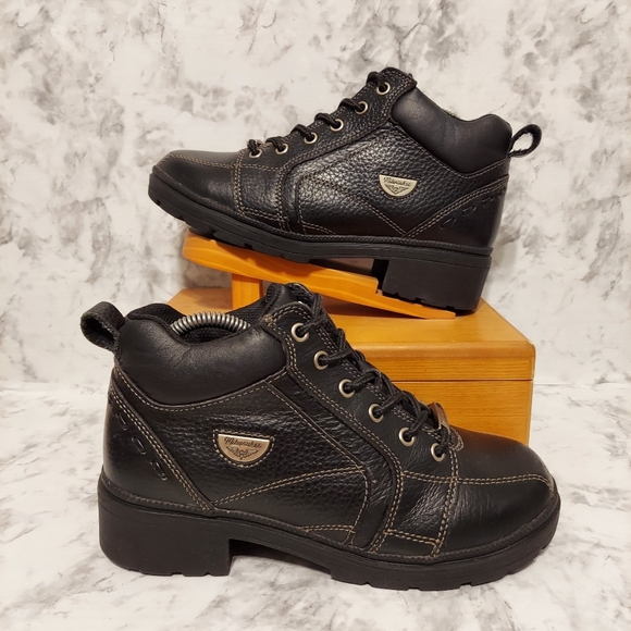 Milwaukee | Shoes | Preowned Milwaukee Leather Motorcycle Boots | Poshmark